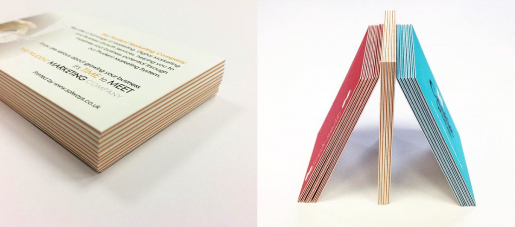 Extra thick 900gsm triplexed business cards | Quality Printing London ...